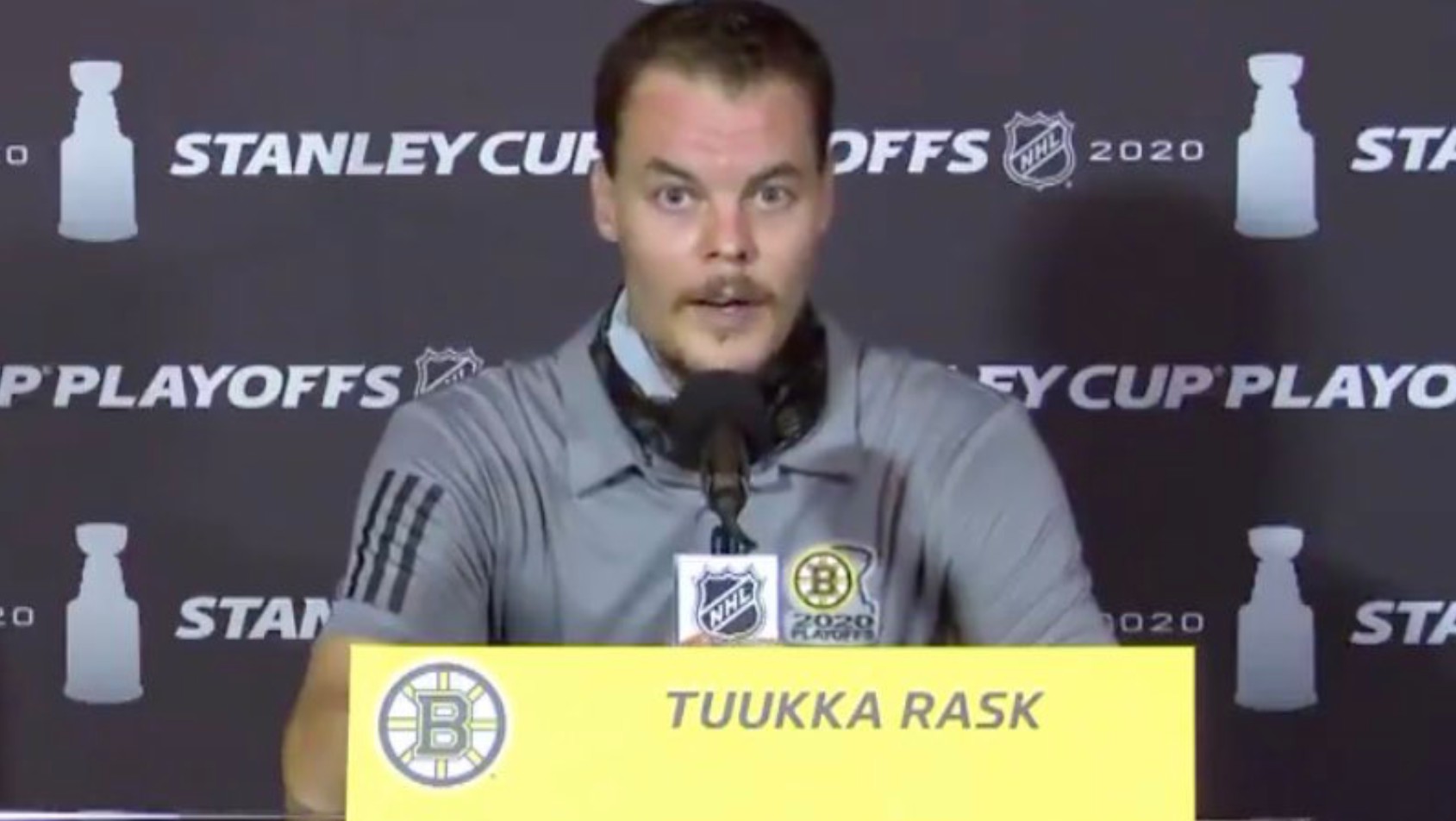 Tuukka Rask : «On dirait des matchs préparatoires»