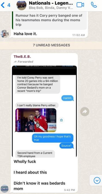 Timeline of Corey Perry and Mom Trip Related Rumors : r/nhl