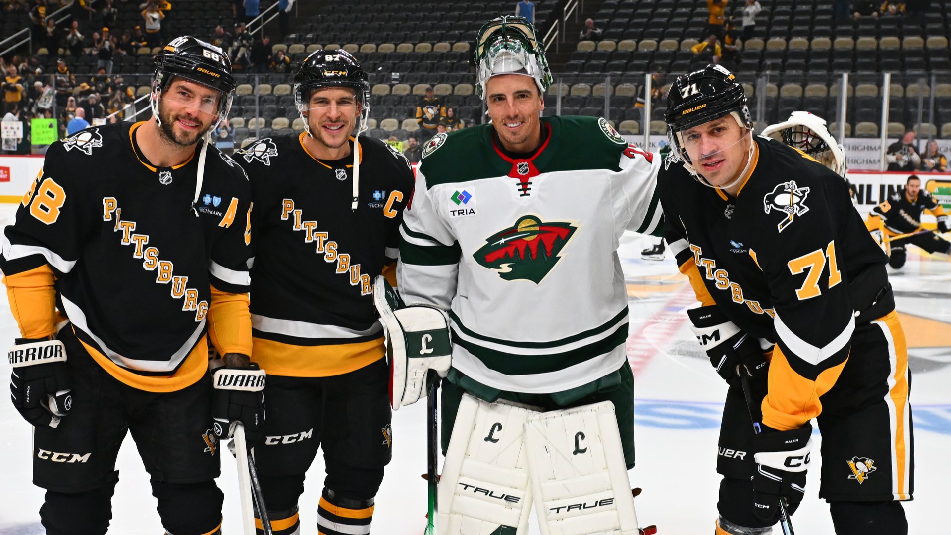Fleury, Crosby, Malkin et Letang réunis pour la dernière fois le temps ...